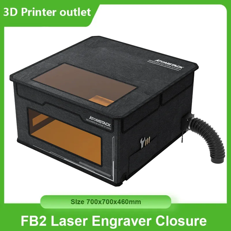 ATOMSTACK-FB2-Laser-Engraver-Closure-with-Vent-Foldable-Fireproof-Dust ...