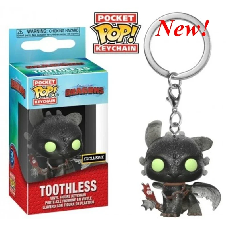 New-FUNKO-Pocket-Keychain-http-Dragons-Keychains-Black-Dragon-Toothless ...