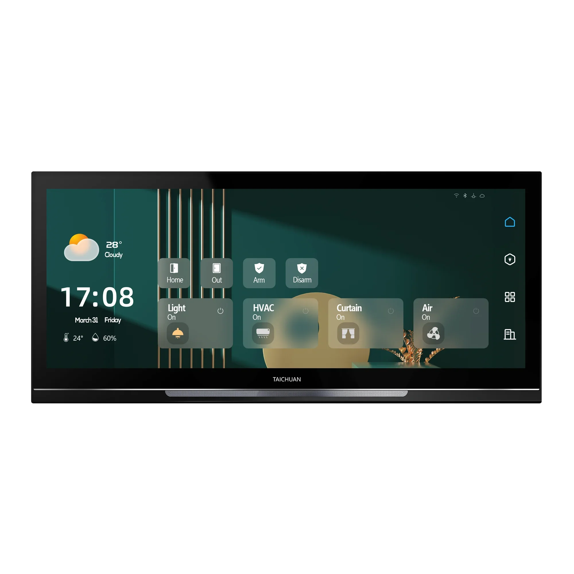 12-Inch-IPS-Touch-Screen-All-in-One-Wall-Control-Screen-Android-10-Tuya ...