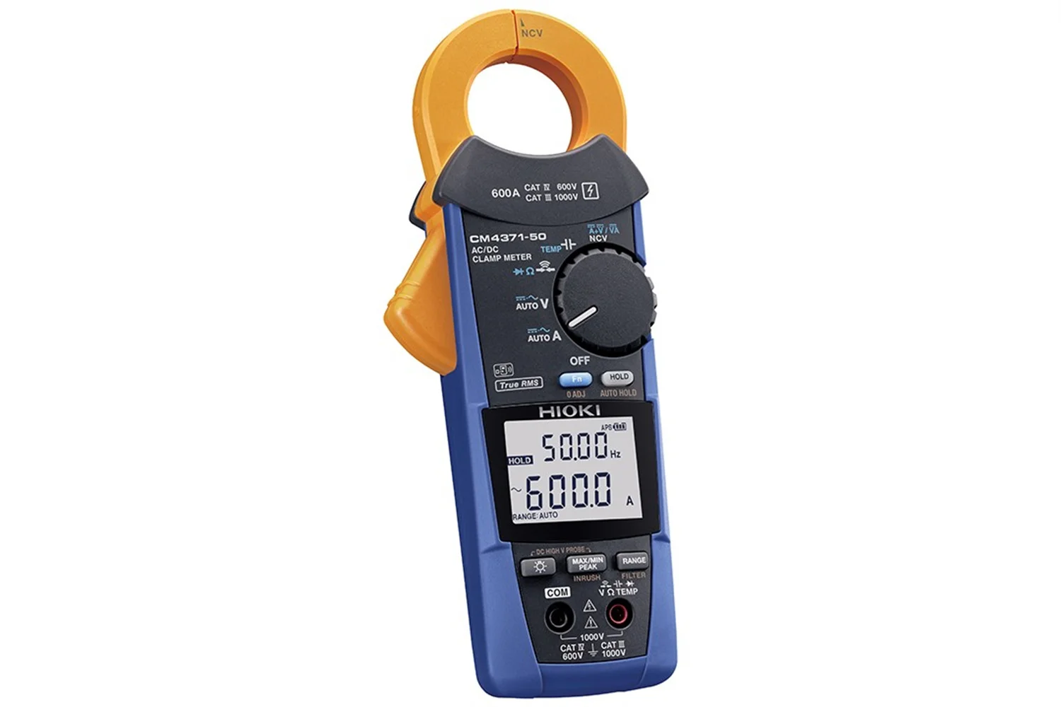 HIOKI CM4371-50/CM4373-50/CM4375-50 True RMS AC/DC CLAMP METER With DMM Functions that Deliver ...