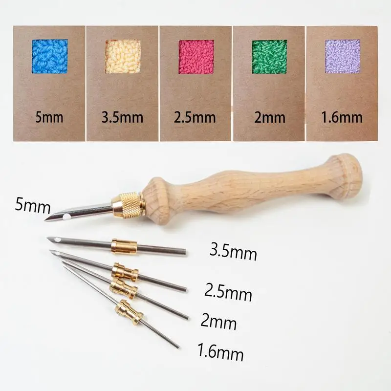 Punch-Needle-Tool-Kit-DIY-Embroidery-Stitching-Punch-Needle-Needle ...