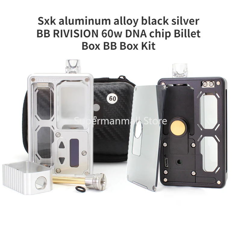 Sxk-Aluminum-Alloy-Black-Silver-BB-RIVISION-Billet-Box-BB-Box-Kit ...