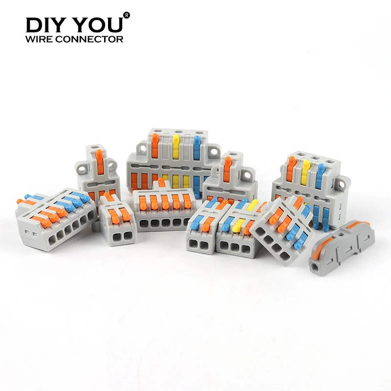 MINI Fast Universal Compact Conductor Junction Box spring splice ...