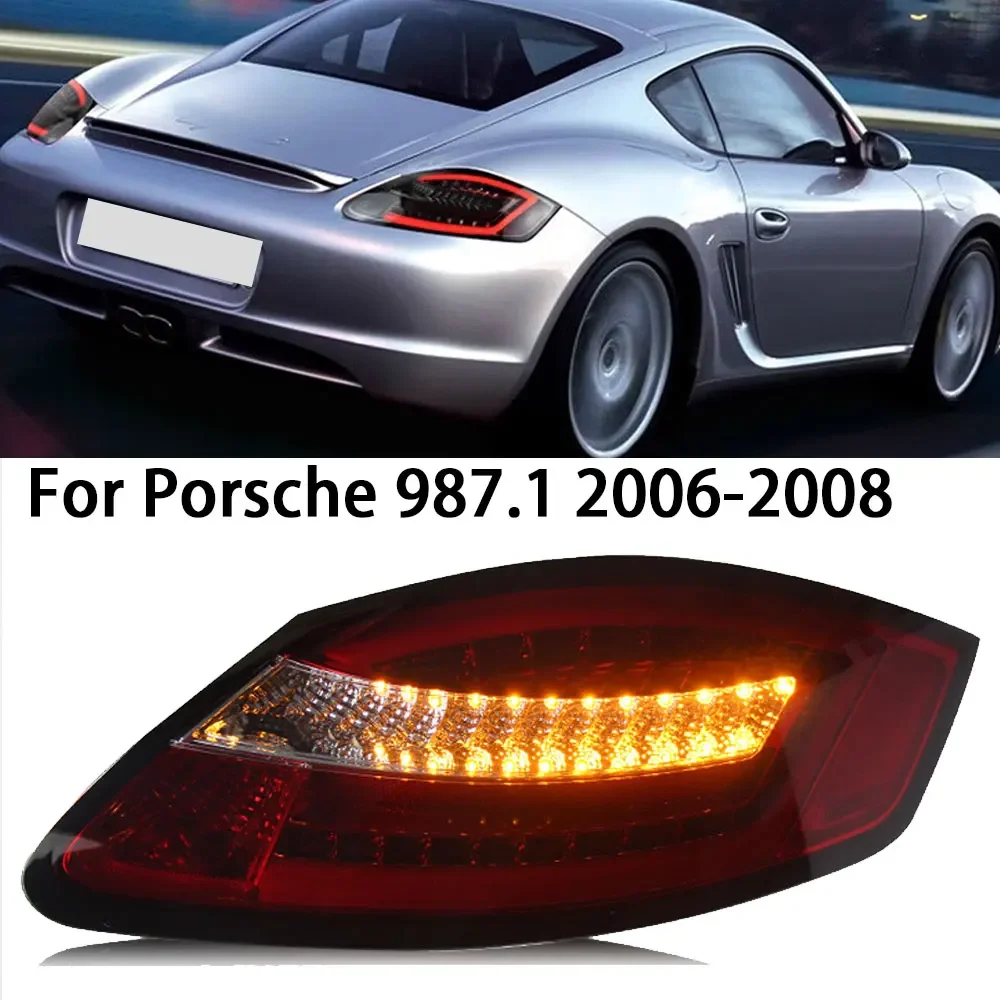 Tail Light For Cayman 987 2005-2008 Boxster LED Taillight Rear Fog Lamp ...