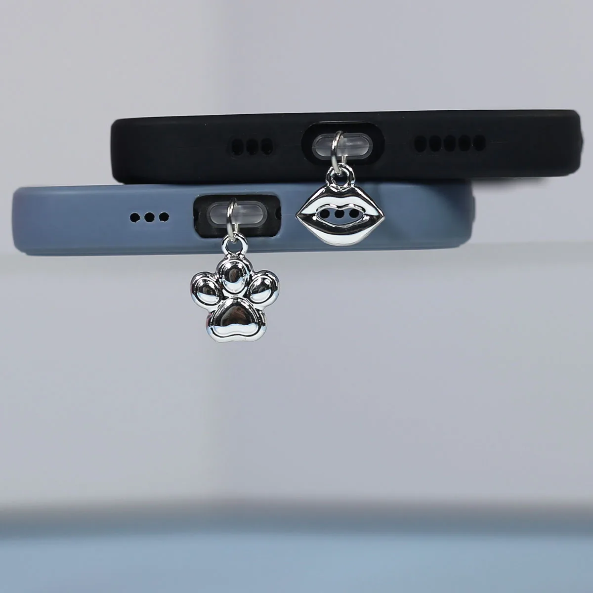 Mouth-And-Cat-Claw-Phone-Dust-Plug-Hanging-Pendant-Alloy-Jewelry-Phone ...