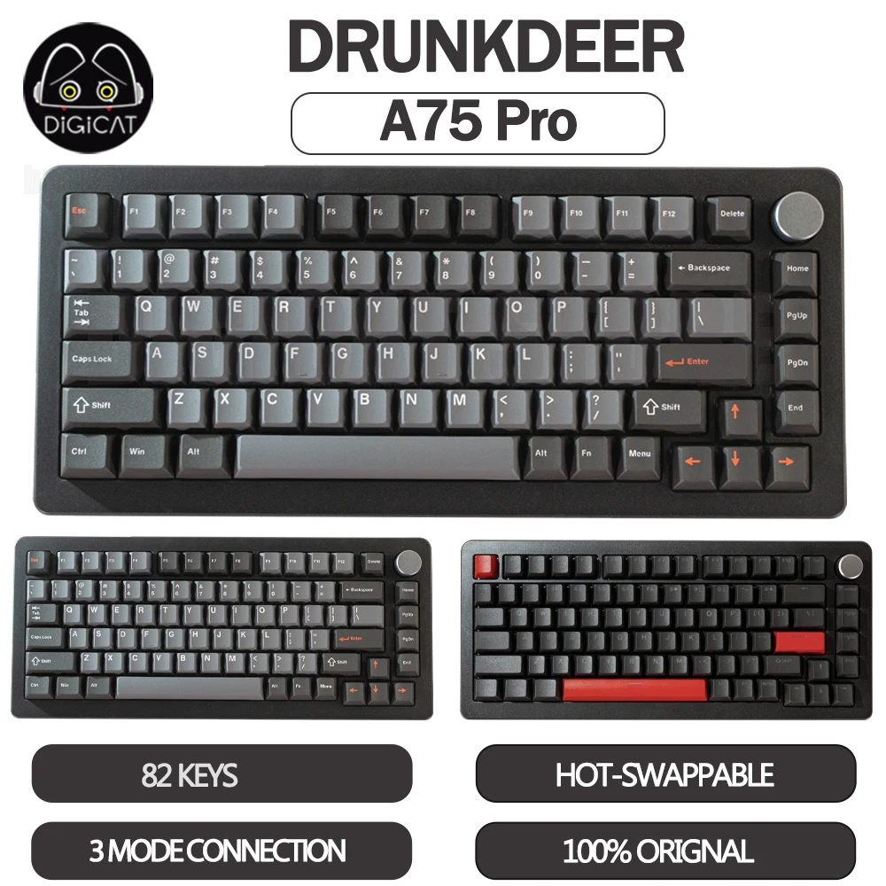 Drunkdeer-Teclados-mec-nicos-A75-Pro-interruptor-magn-tico-retroiluminaci-n-Rgb-de-intercambio ...