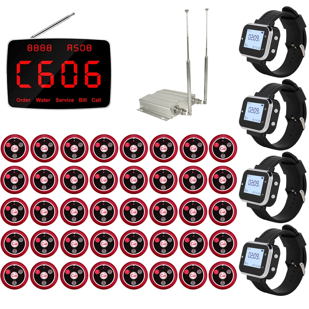 40-Table-Call-Buttons-1-Display-Monitor-4-Watch-Receiver-Buzzer-1 ...