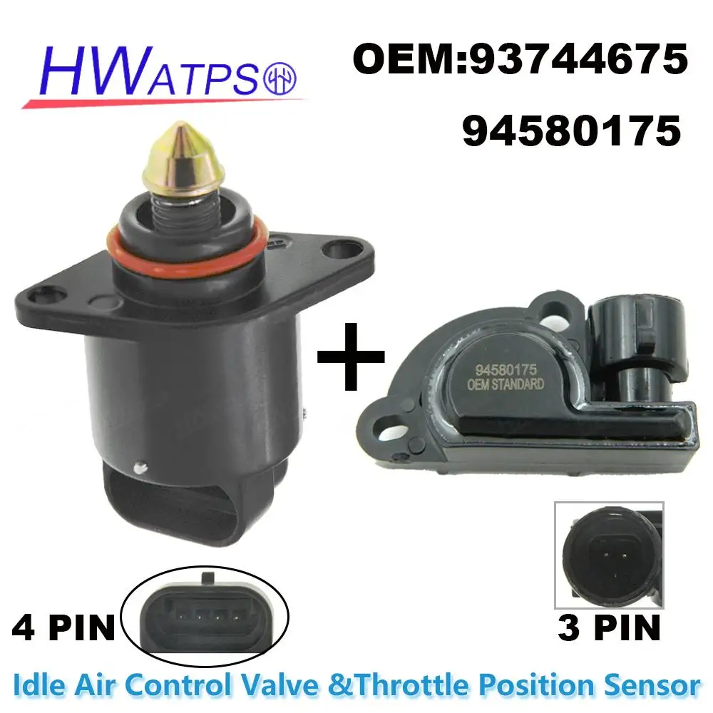 93744675 94580175 Idle Air Control Valve &Throttle Position Sensor For ...