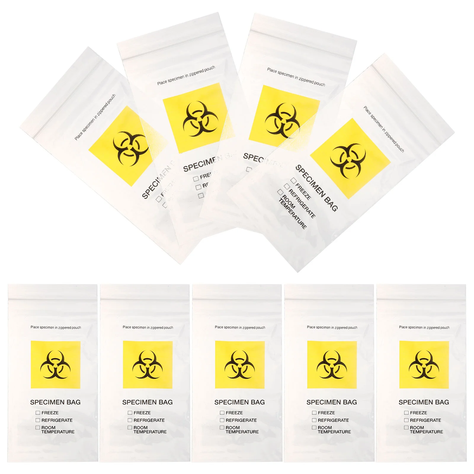 200-Pcs-Biological-Sample-Bag-Clear-Specimen-Self-Sealing-Bags-Pouch ...