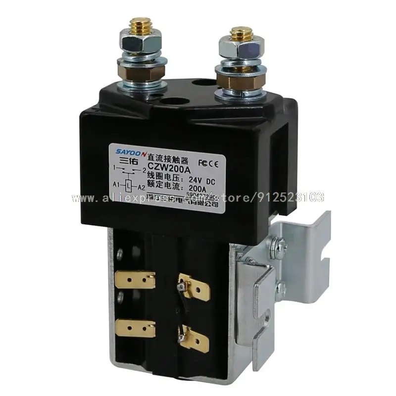 Contactor DC 100A 125A DC12V 24V 36V 48V 60V 72V 84V 96V| | - AliExpress
