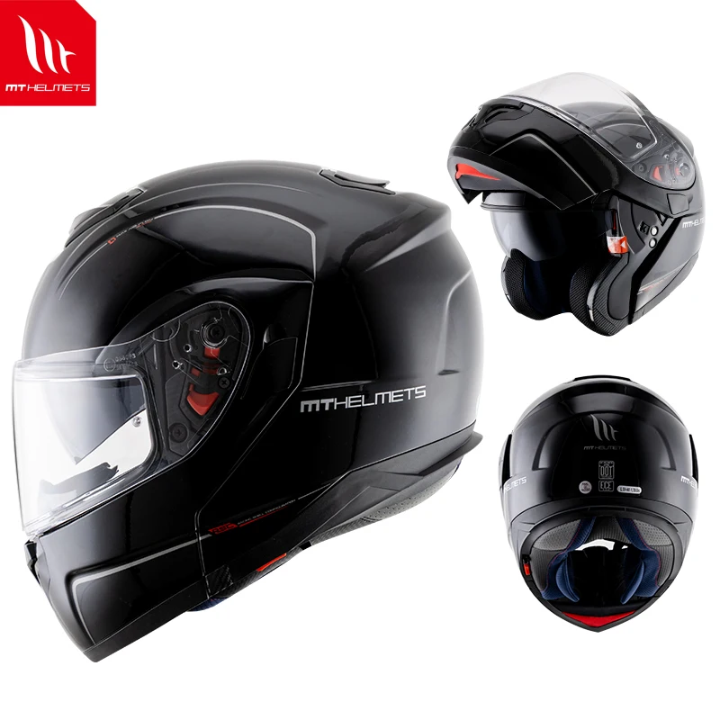 NEW Cascos De Carreras Profesionales MT ATOM SV, Cascos Modulares De ...