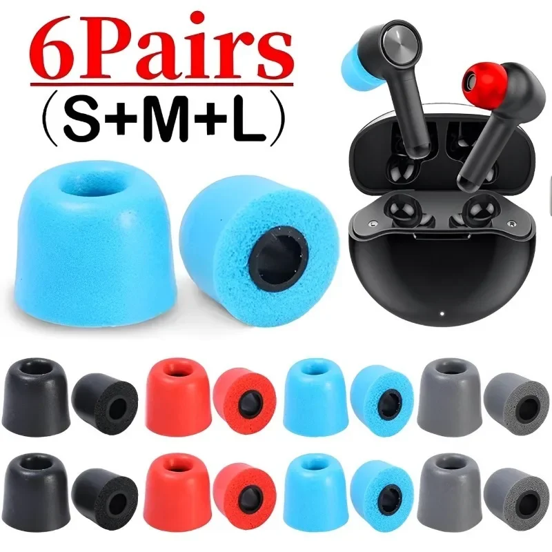 Soft Memory Foam Earphone Tip Noise Isolating Comfortble Memory Foam ...