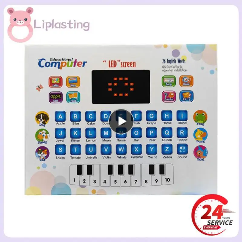 LED-English-Learning-Machine-Children-s-Early-Education-Toy-Tablet ...