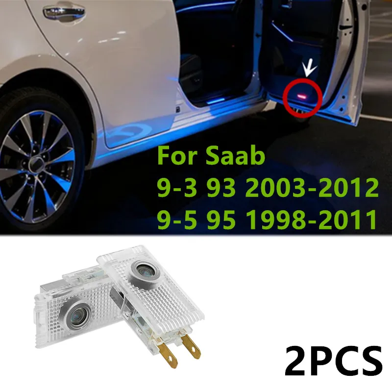 2PCS LED Car Door Welcome Lights Logo Projector Ghost Shadow Lamp ...