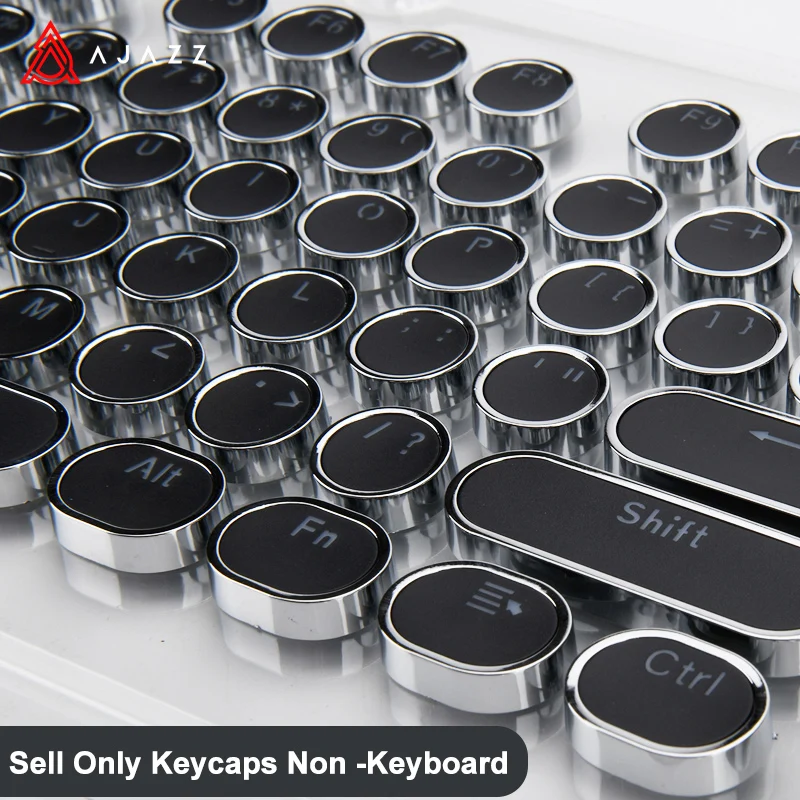 Ajazz-Electroplating-Punk-Keycap-Steampunk-Mechanical-Keyboard-Keycap ...