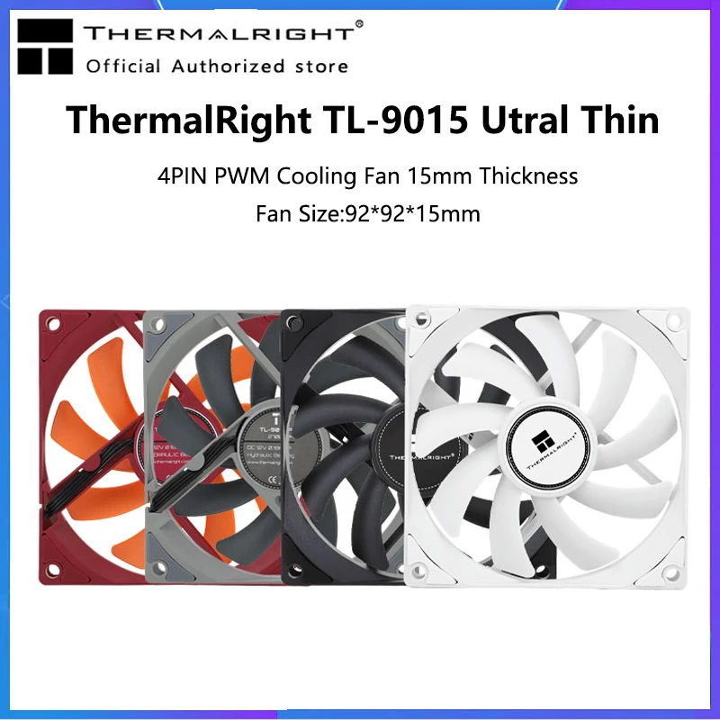 Thermalright-TL-9015-utral-fino-4pin-pwm-ventilador-de-refrigera-o-15mm-espessura-92mm-largura ...