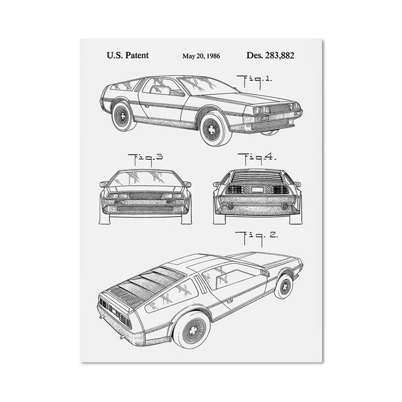 Back To The Future Flux Capacitor Drawing