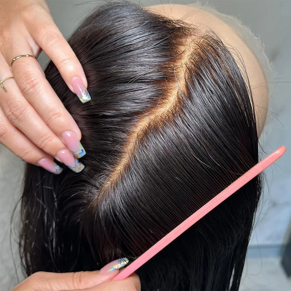 Lace-Frontal-Glueless-Wig-cabelo-humano-pr-arrancado-frente-de-renda ...