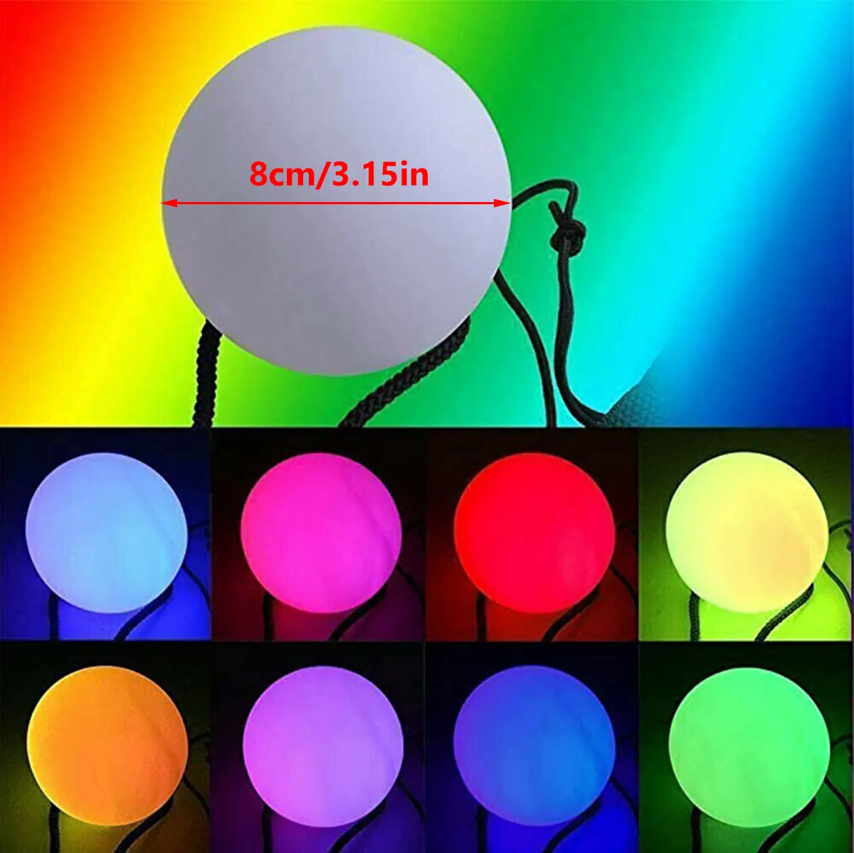 Glowing Poi Balls Led