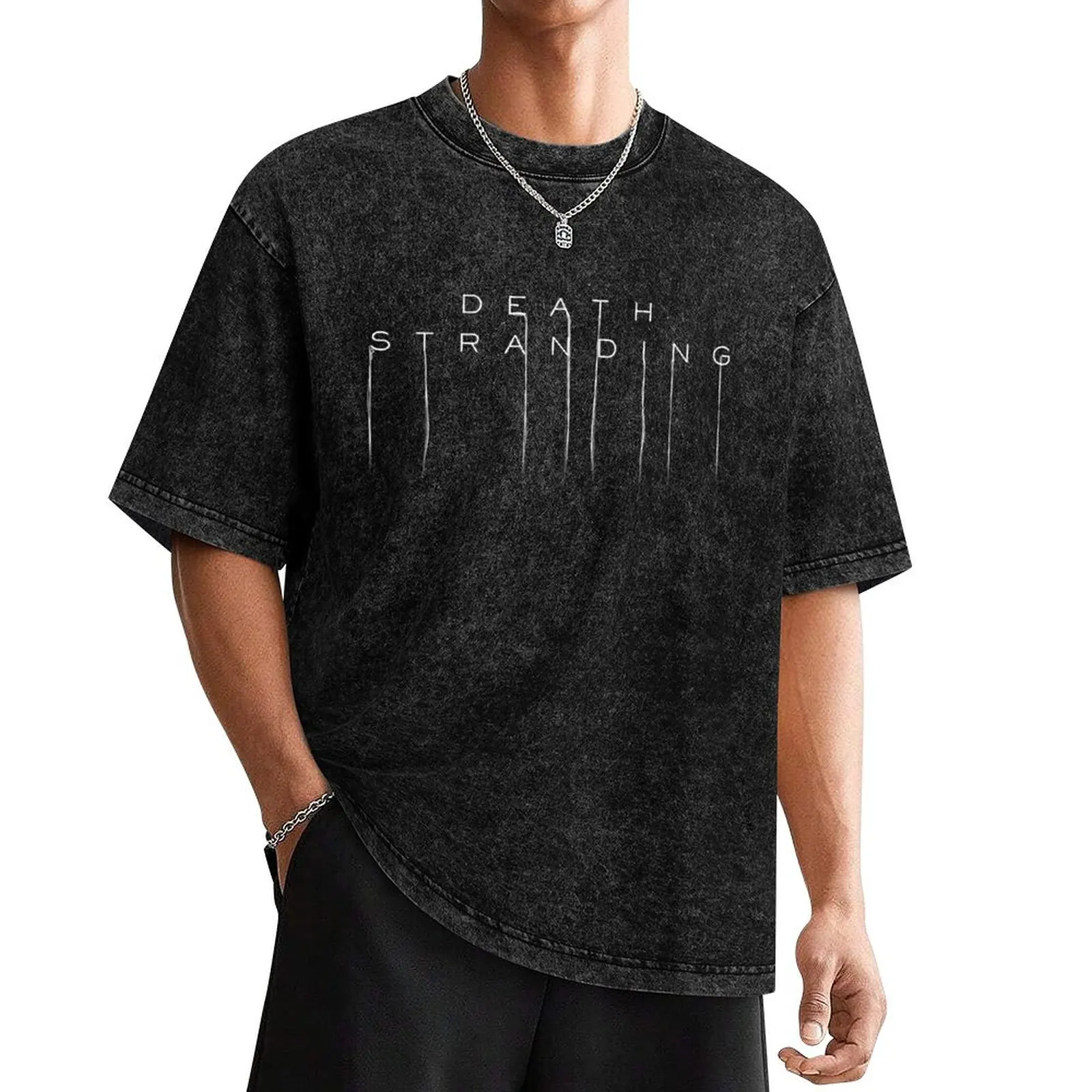 Death Stranding - Logo T-Shirt sports fans plus size clothes graphic t ...