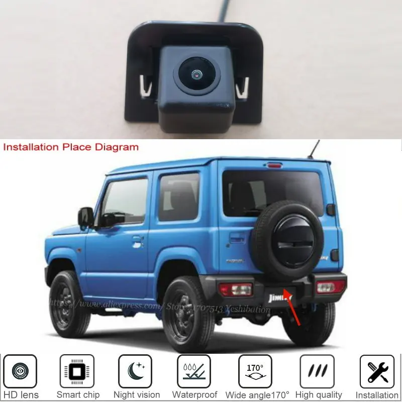 Car Rear View Camera For Suzuki Jimny jb64 2018 2019 2020 2021 2022 ...
