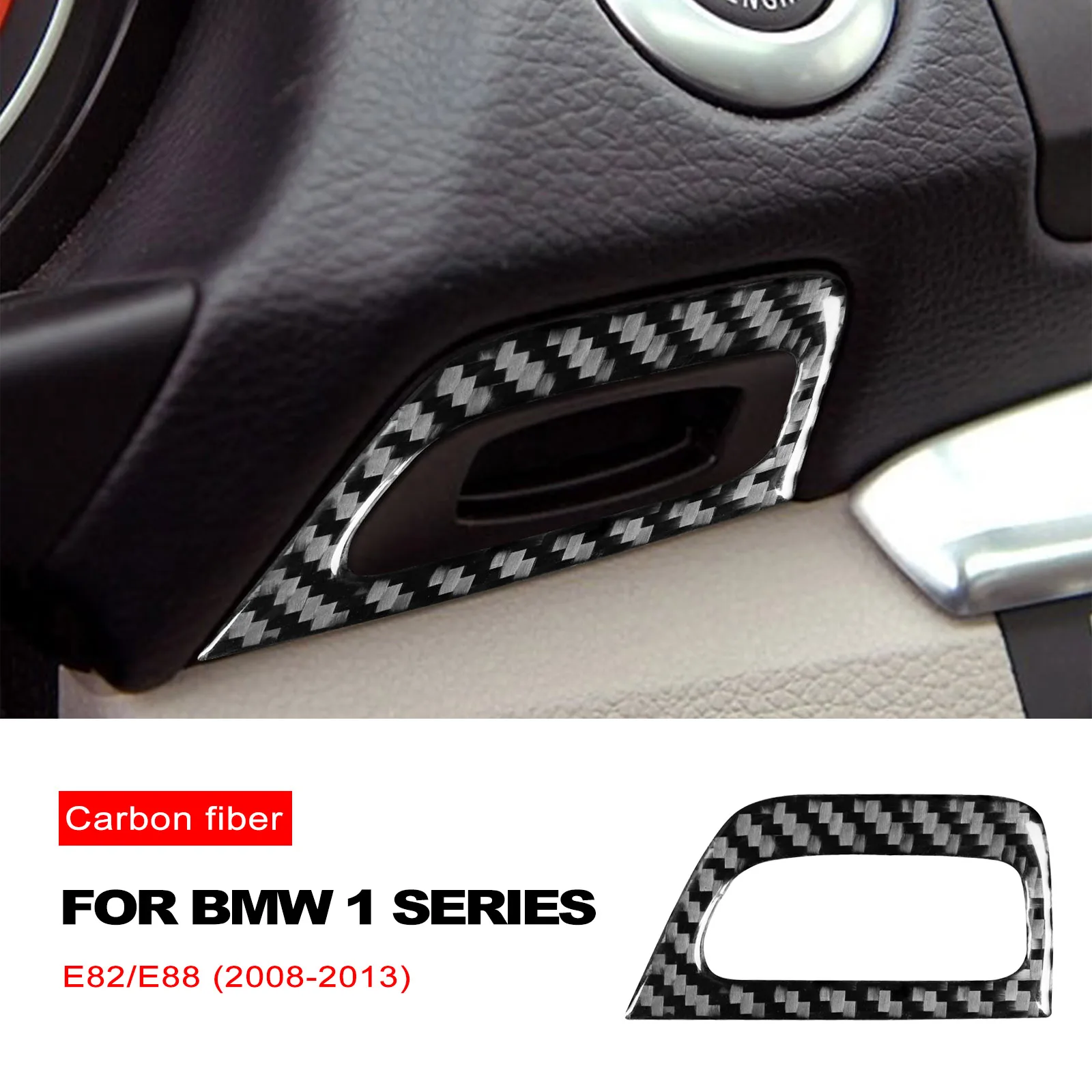 For Bmw 1 Series E81 E82 E87 E88 2008-2013 Carbon Fiber Sticker Panel ...