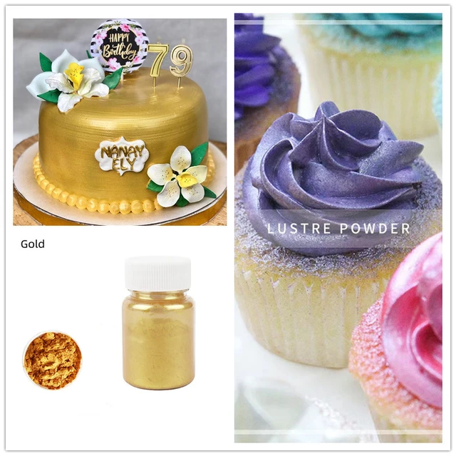 Edible Gold Dust Cake