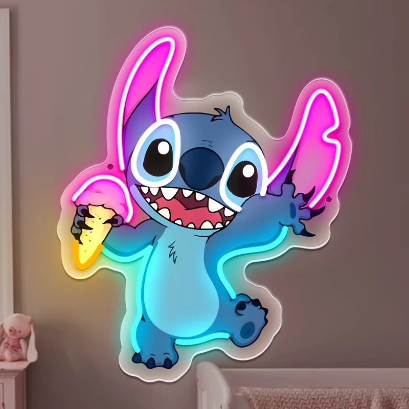 Stitch Neon Flex: The Ultimate Anime-Inspired Nightlight for Bedroom ...