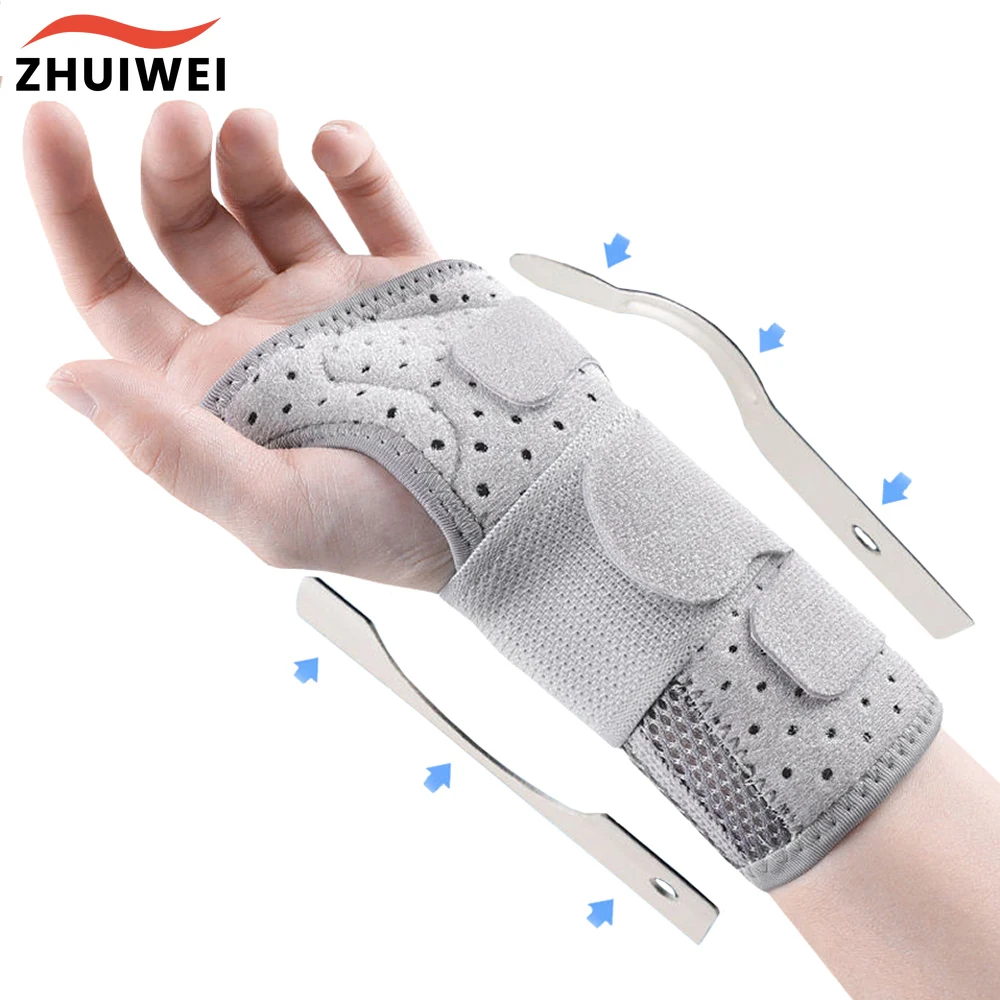 Adjustable-Wrist-Splint-Sprains-Arthritis-Wristband-Bandage-Orthopedic ...