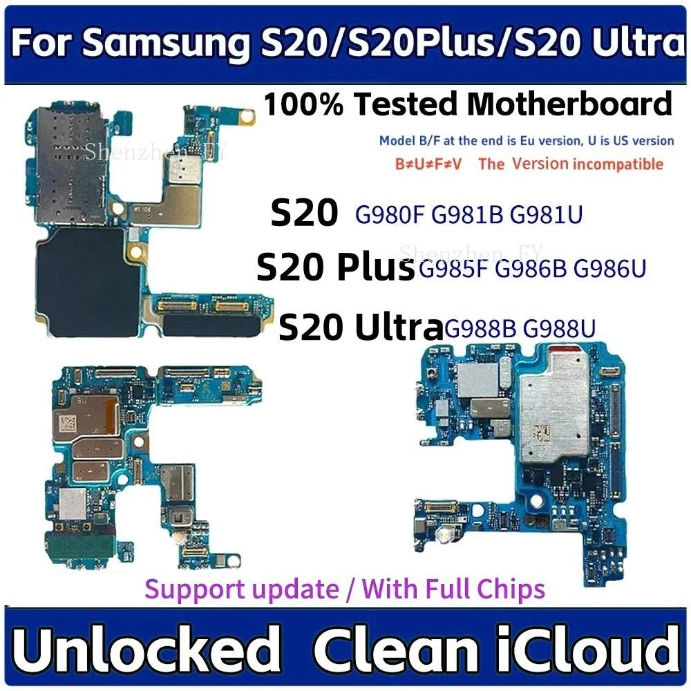 EU USA Version Working For Samsung Galaxy S20 Ultra G980F G985F G981B ...