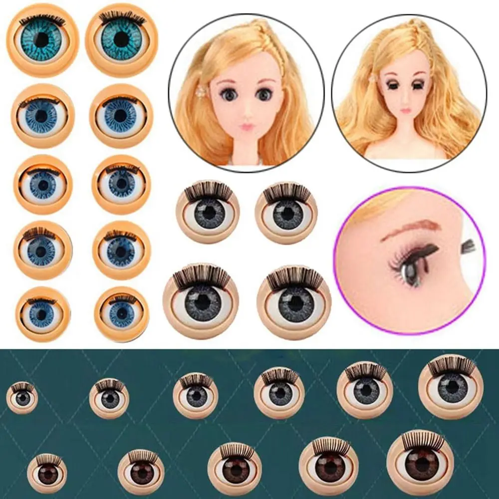 Doll-Activity-Eyes-Doll-Eyechips-with-Eyelashes-Simulation-Active ...