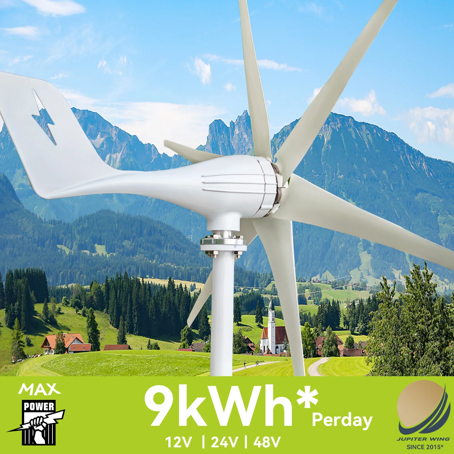 Wind-Turbine-No-Fake-900W-High-Efficiency-Windmill-With-MPPT-Charger ...