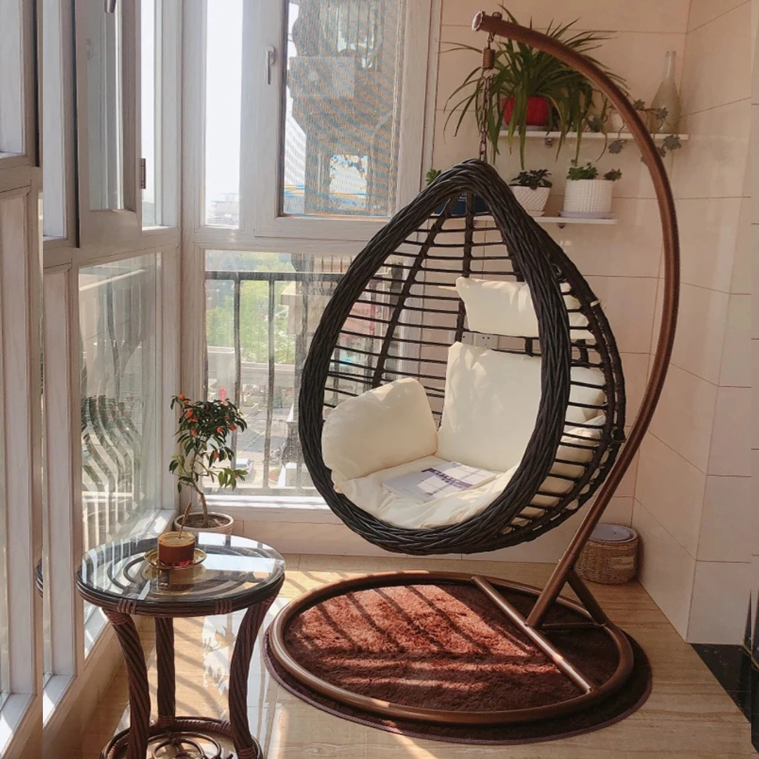 Silla-colgante-para-ocio-cesta-de-mimbre-mecedora-individual-hamaca ...