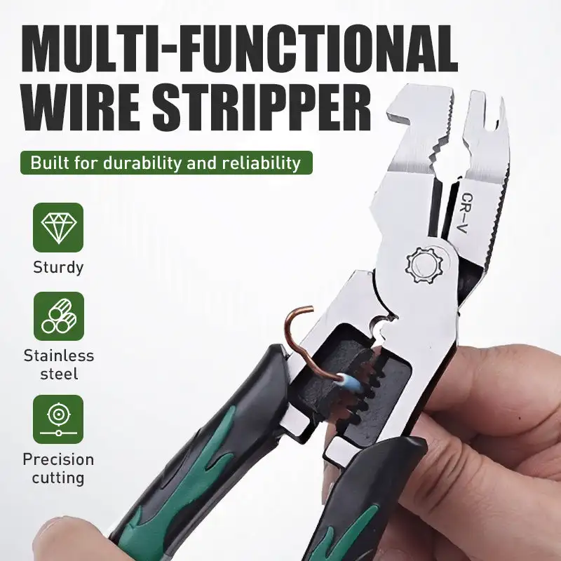 Cable Cutters Heavy Duty Steel Elbow Wire Stripping Tool Multipurpose ...
