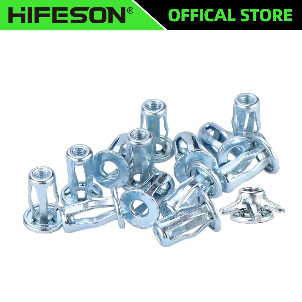 HIFESON-10pcs-Jack-Nuts-Expansion-Clamp-Petal-Rivet-Lock-Nut-Bolt ...