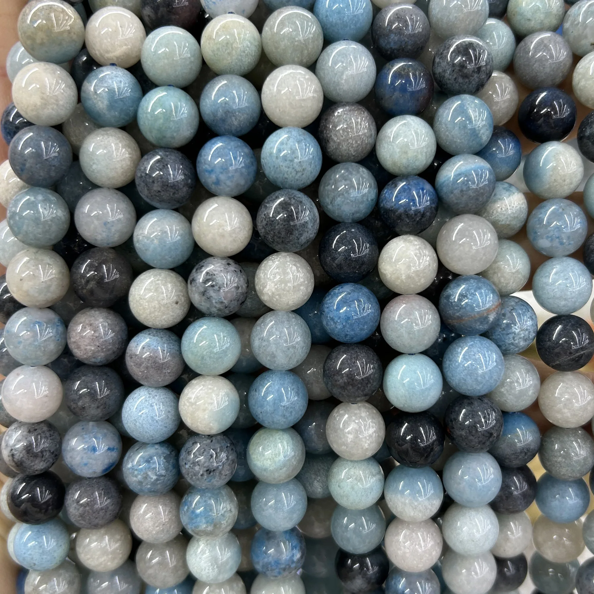 Blue-Trolleite-Beads-Natural-Gemstone-Beads-Round-Stone-Beads-8mm-10mm ...