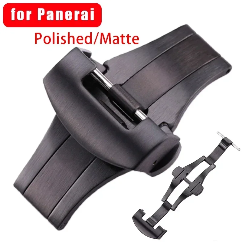 20mm-22mm-Metal-Buckle-Butterfly-Solid-Stainless-Steel-Clasp-for ...