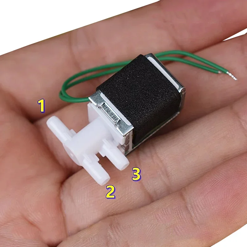 CJAV13 DC 9V-12V 2-Position 3-Way Mini Electric Solenoid Valve N/O ...