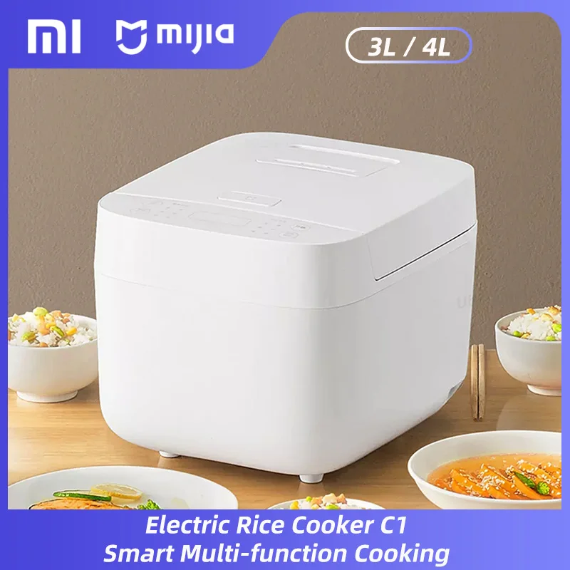 XIAOMI-Olla-arrocera-MIJIA-C1-sart-n-para-arroz-3L-4L-inteligente-24h ...