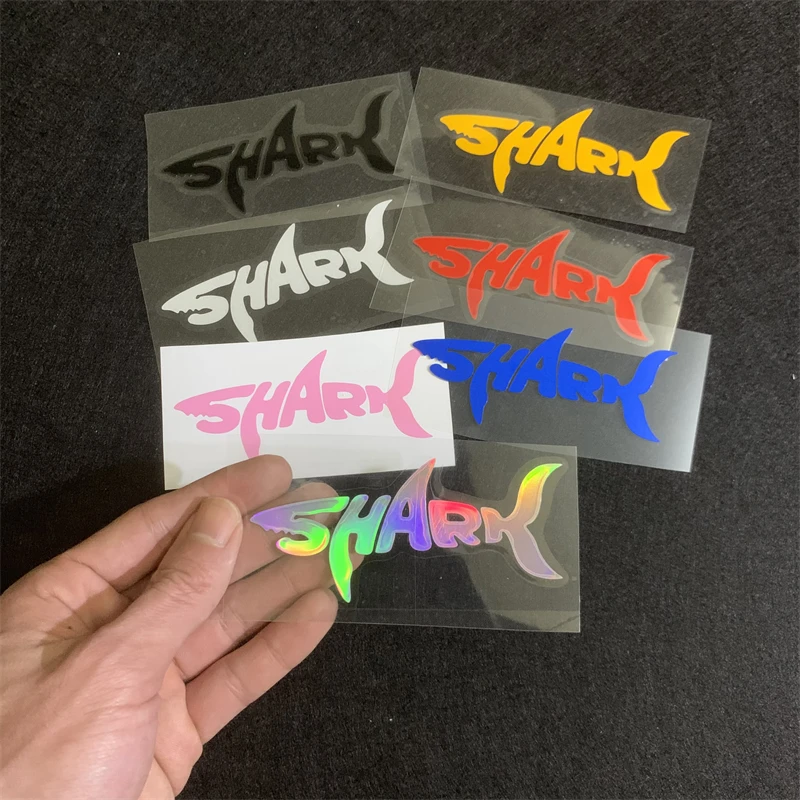 2Pcs-Car-Sticker-SHARK-Waterproof-Reflective-Sticker-Decorative-Body ...