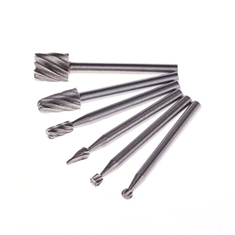 6pcs-Set-Dremel-Rotary-Tools-Mini-Drill-Bit-Set-HSS-Router-Grinding ...