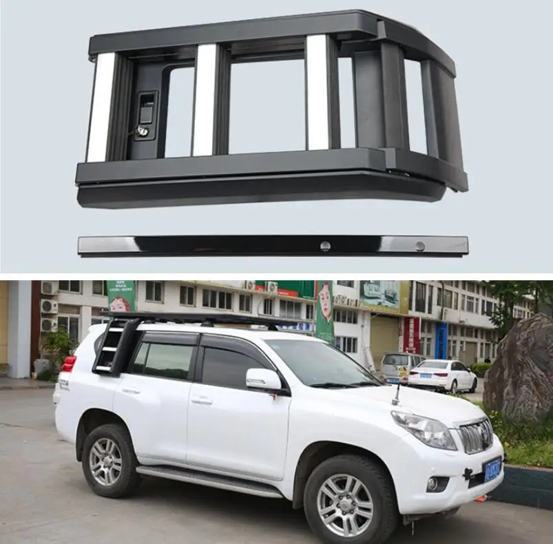 Aluminum Alloy Side Fold Ladder Back Door Tail Ladder For Toyota Land ...