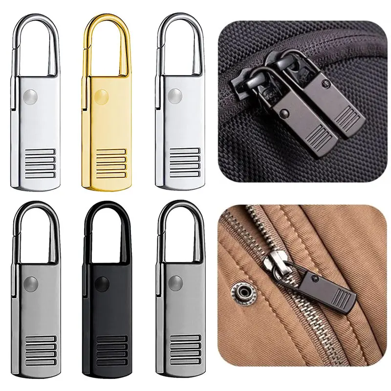 5-10Pcs-Zipper-Slider-Zippers-Puller-Replacement-Zipper-Pull-Tab-Repair ...