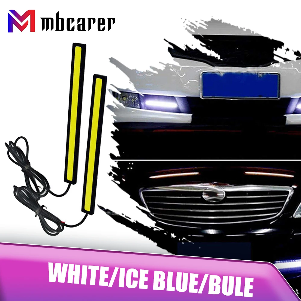 17cm-COB-LED-Strip-Driving-Daytime-Running-Lamp-Strip-Waterproof-Auto ...