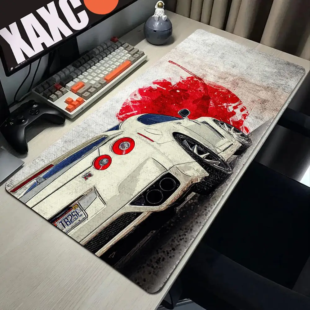 GTR-Sports-Car-Mousepad-Grande-Gaming-Mouse-Pad-Lockedge-Teclado-Gamer ...