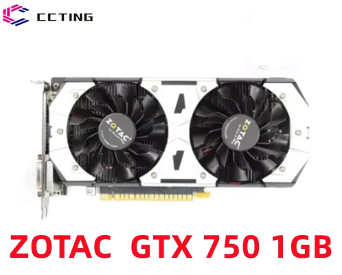 Original zotac geforce gtx 750 1gd5 placas gráficas ha para nvidia gt700 geforce gtx 750 1g ...