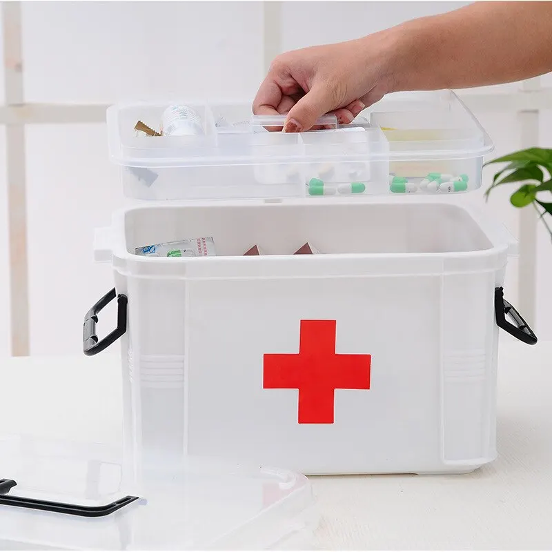 Futurism-Medicine-Storage-Box-Portable-Emergency-Box-Household-Double ...