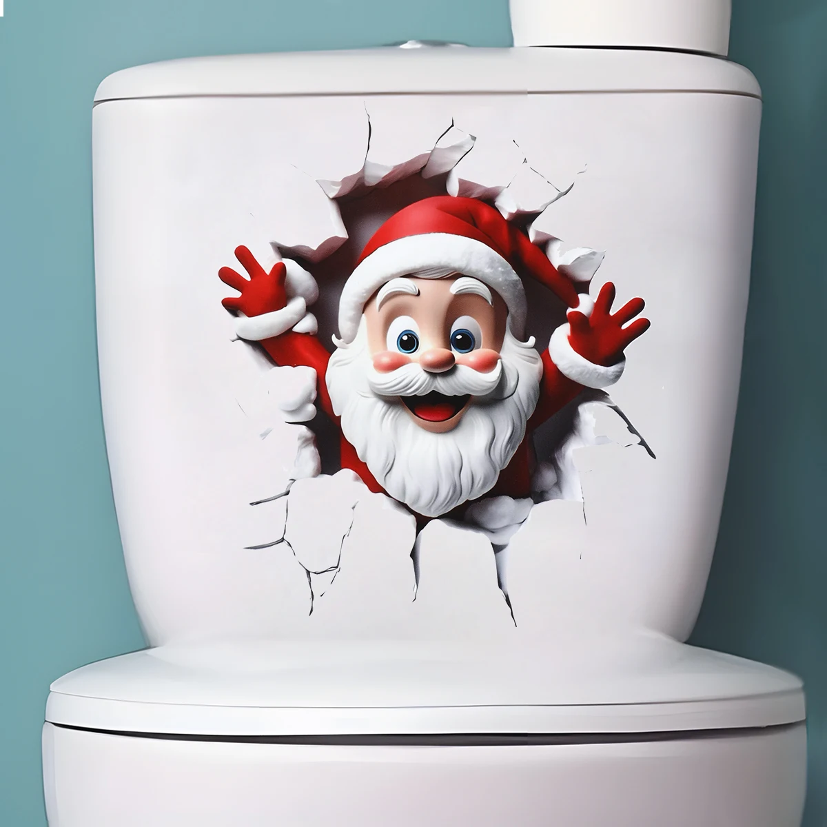 Christmas Toilet Sticker Merry Christmas Decoration for Home 2025 ...