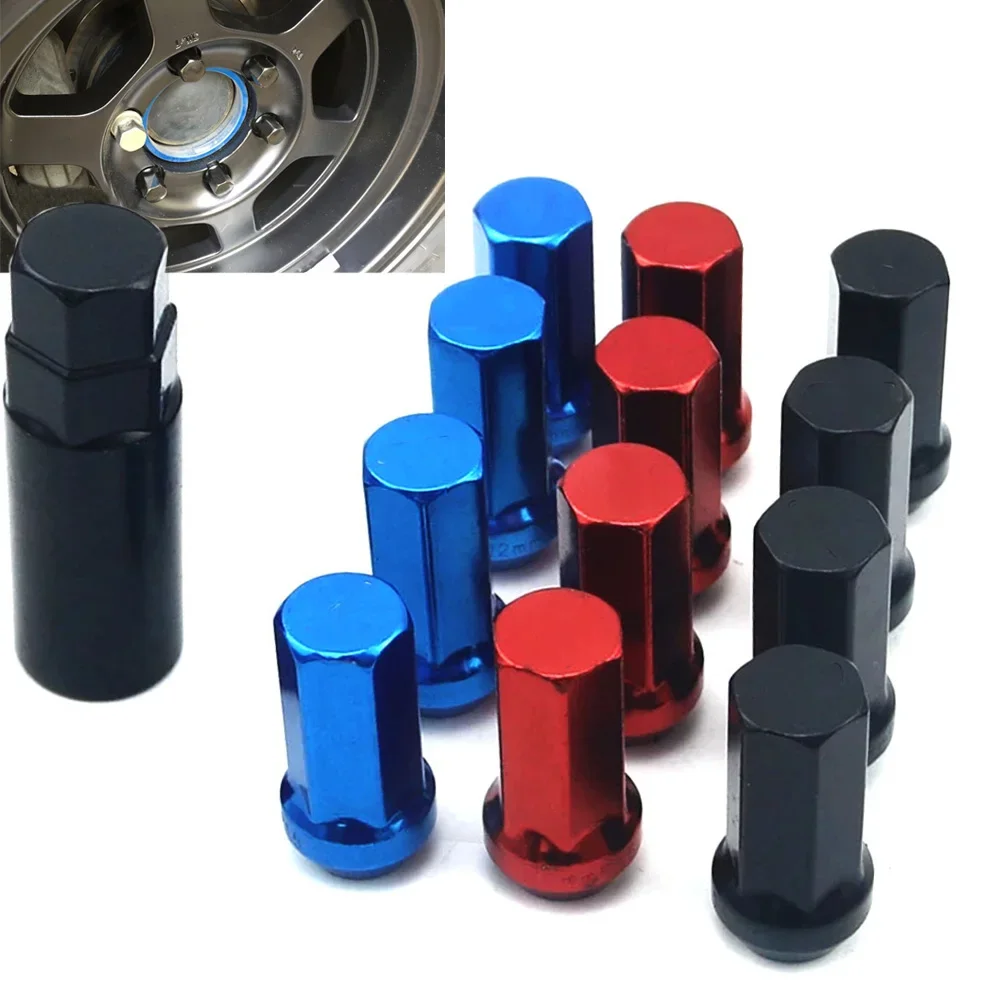 Universal-20pcs-Racing-Wheel-Rims-Lug-Nuts-M12-x-1-25-M12x1-5-Nut-Car ...