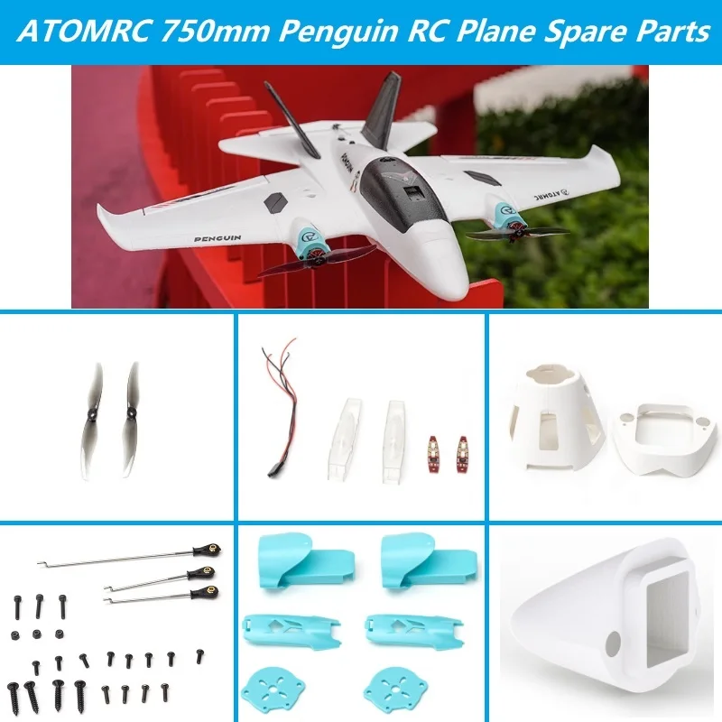 ATOMRC-750mm-Penguin-FPV-RC-Plane-Spare-Parts-Propeller-Motor-Base-LED ...